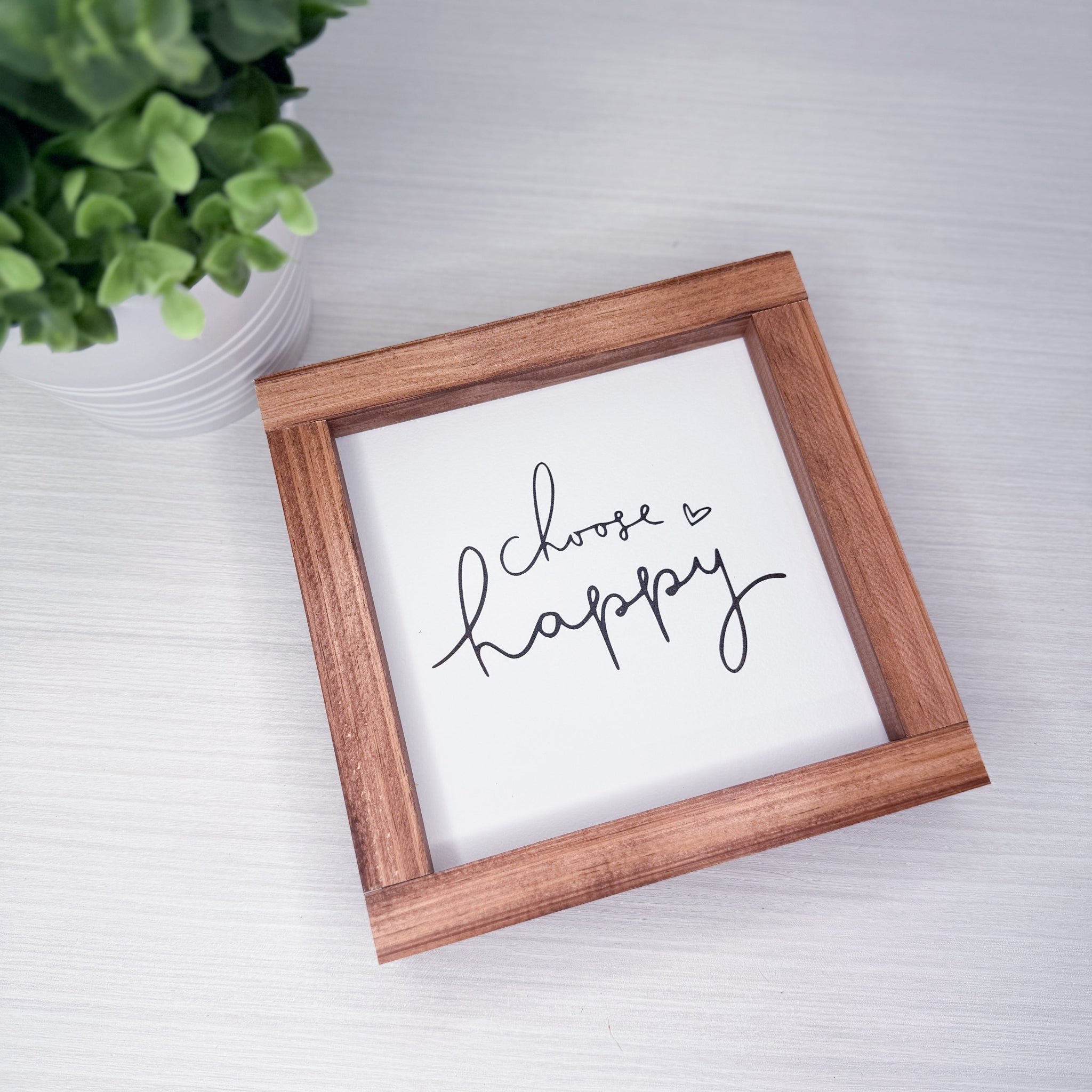 Choose Happy Wood Sign – NAP Creations